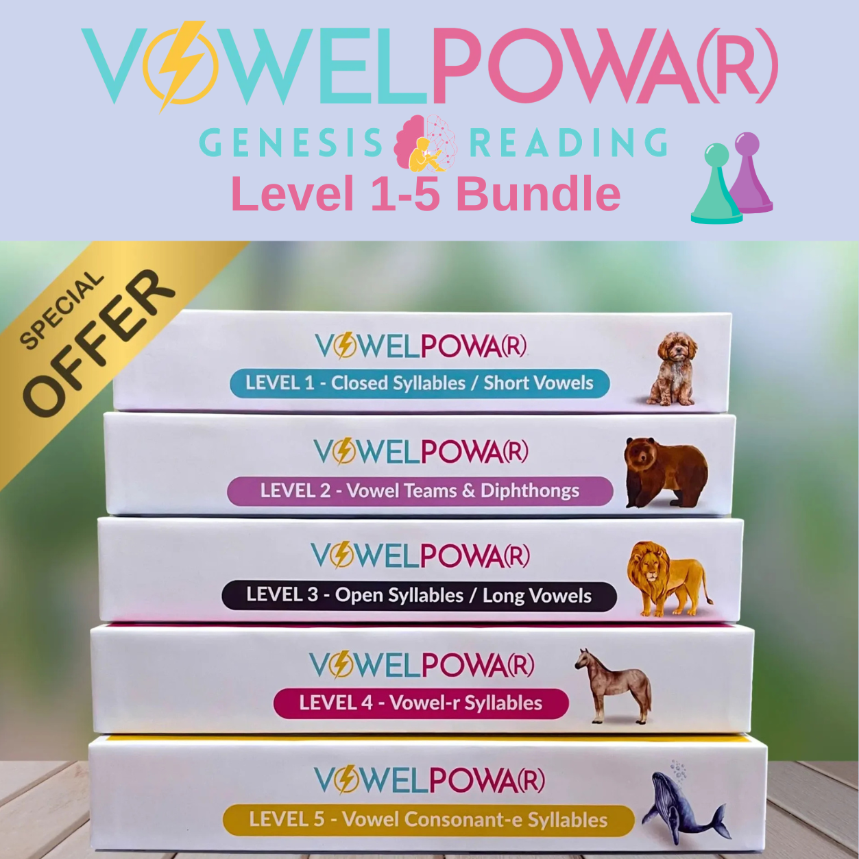Vowel Powa(r) Level 5 by Genesis Reading