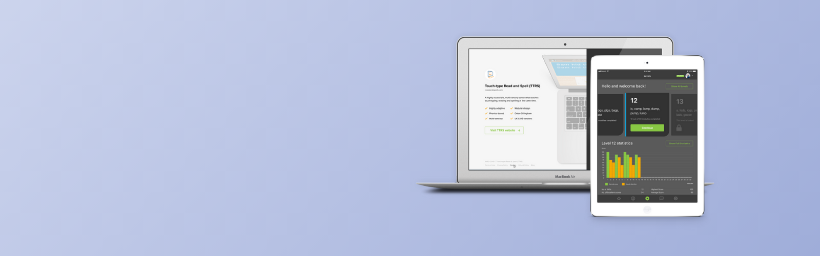 Touch-type Read and Spell (TTRS)