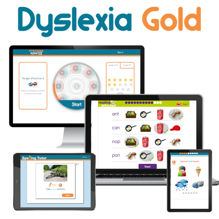 K - 9th Grade Dyslexia Gold Bundle: Family License