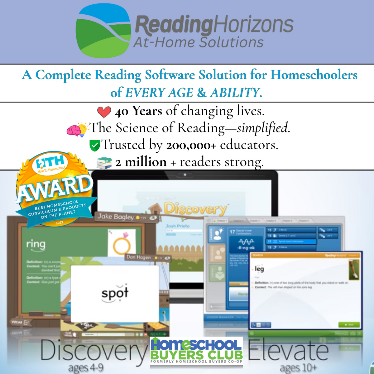 Reading Horizons Elevate Reading At-Home