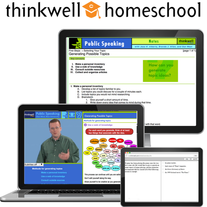 Thinkwell Homeschool Programs