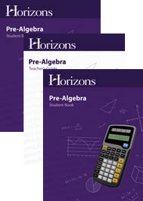 7th Grade Horizons Pre-Algebra Complete Set