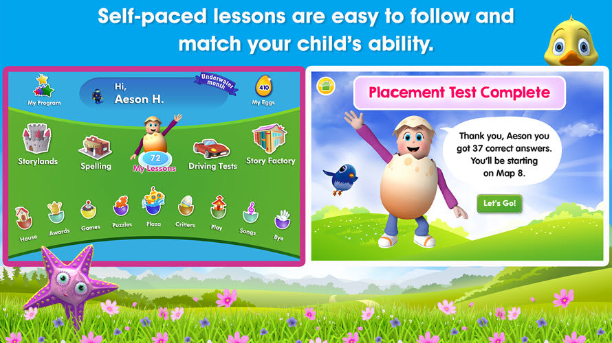 PreK - 4th Grade Reading Eggs + Mathseeds Family Combo Subscription